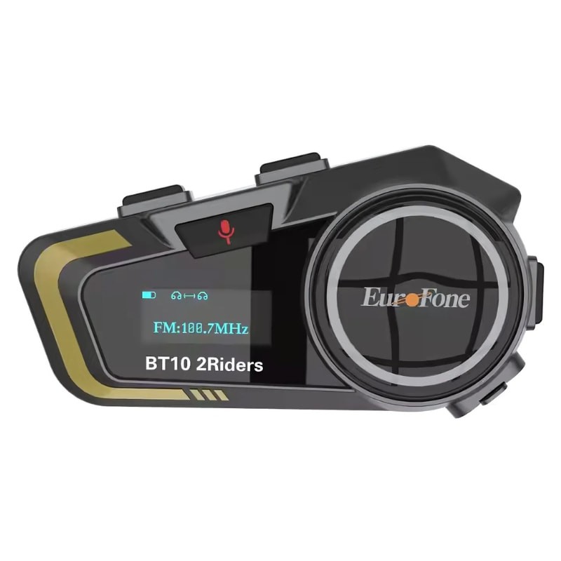 EUROFONE BT10 - 40 mm Haut-parleur HiFi - BT v5.1 - Noir