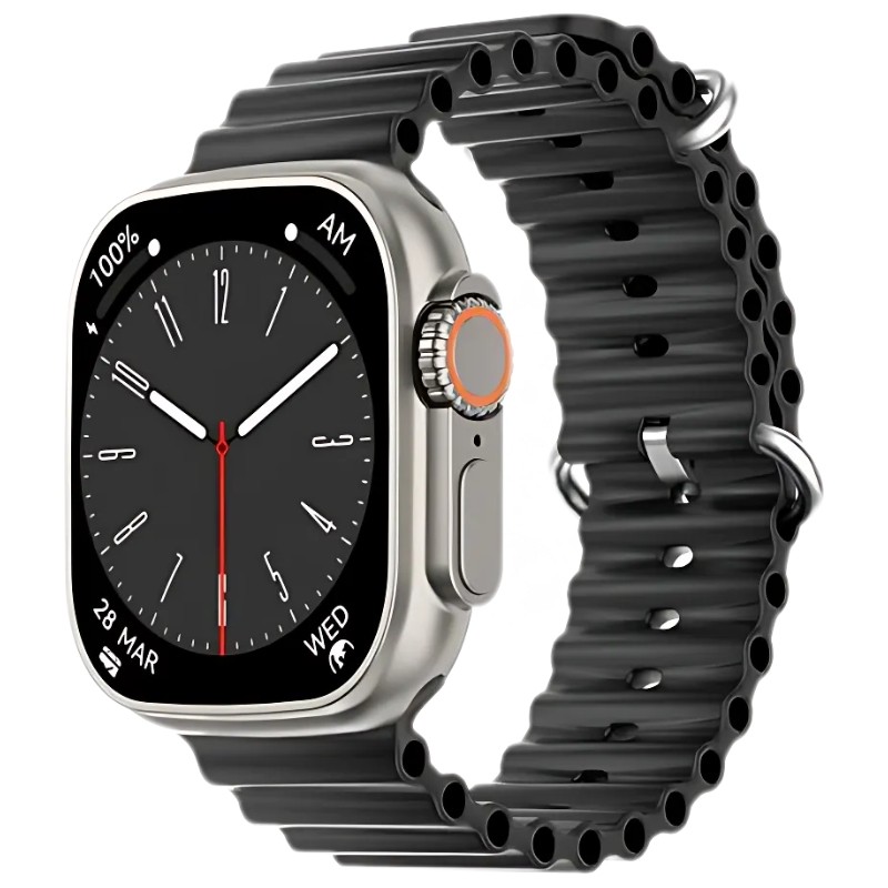 DT NO.1 DT8 Ultra Plus - Gris - Correa negra - Modos deportivos