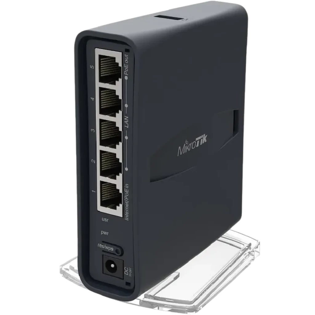 MikroTik hAP ac lite TC RB952Ui-5ac2nD-TC - WiFi AC750 Dual Band PoE ...