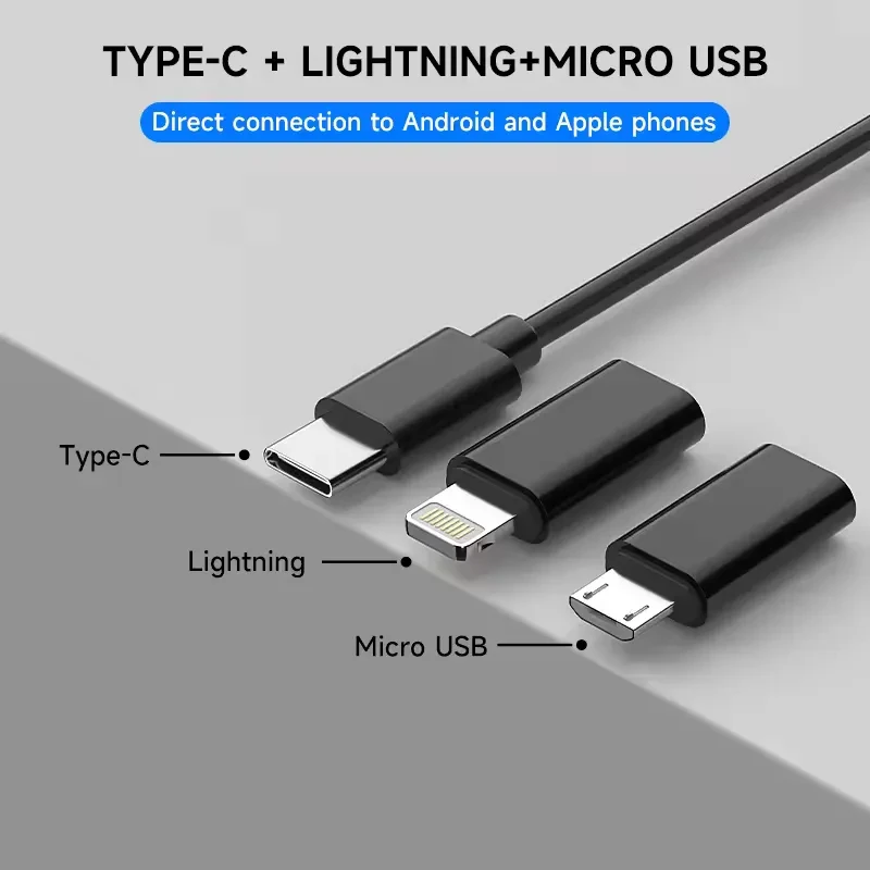 Endoscópio 8 mm Dual Lens 2 MP IP67 - Lightning/USB-C/MicroUSB - 3,5 m