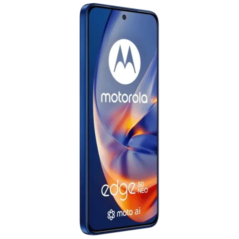 Motorola Moto Edge 50 Neo - Pantalla OLED de 6,36'' - 256 GB ROM - Azul