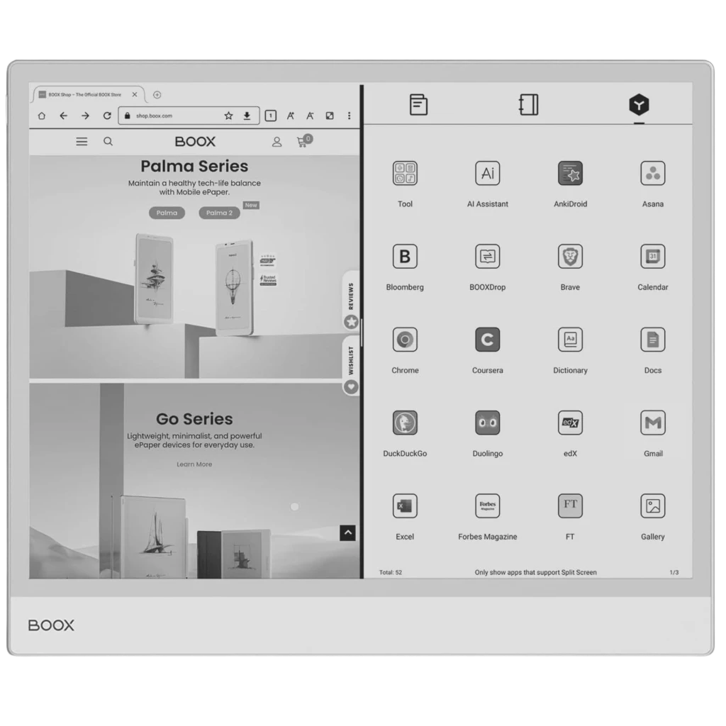 ONYX BOOX Note Max 13,3" eReader 128 GB E Ink Carta 1300