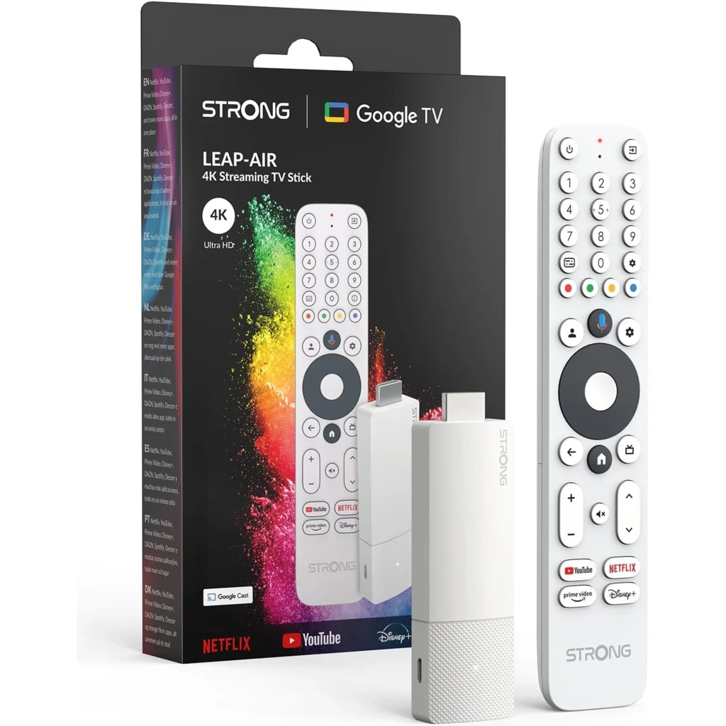 LEAP-AIR Ultimate Strong Branco 4K Google TV - Powerplanet