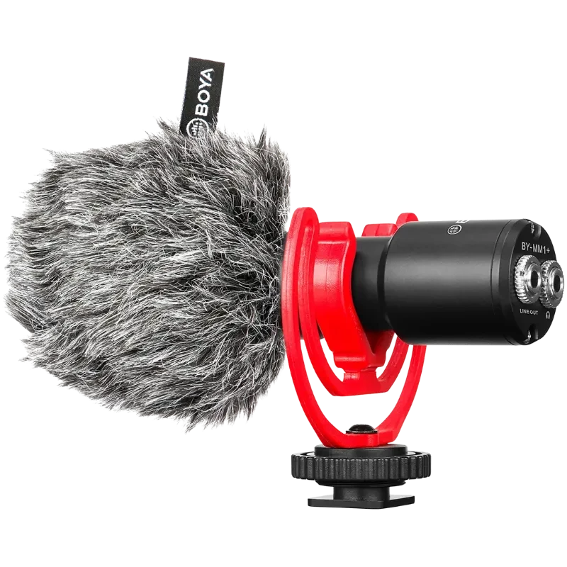 BOYA BY-MM1 - Microphone canon supercardioïde pour mobile et appareil photo