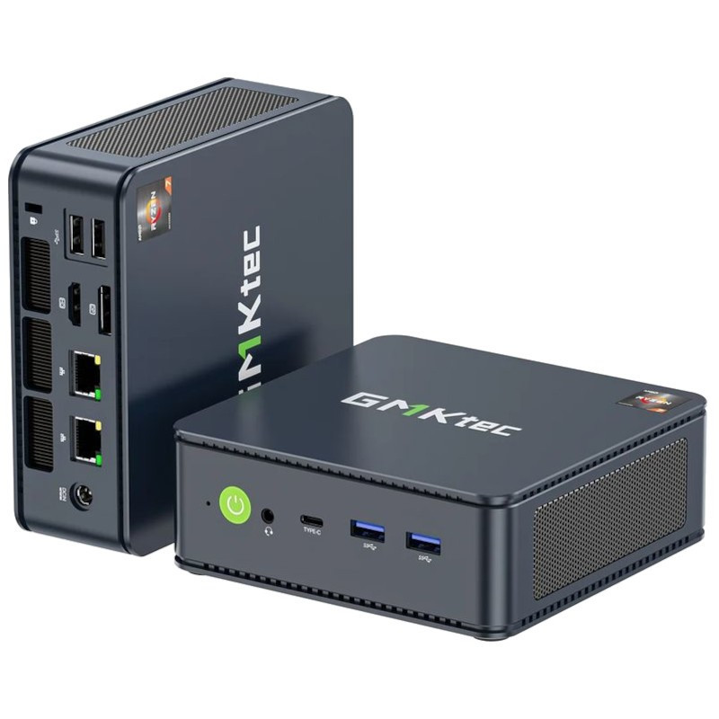GMKtec NucBox M5 Plus - 64 GB de RAM - WiFi Dual - 1 TB de ROM - Preto