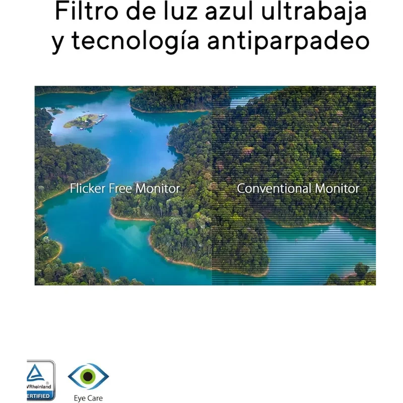 ASUS VP229HF 22 Eye Care Full HD LED IPS 100 Hz 1 ms Preto