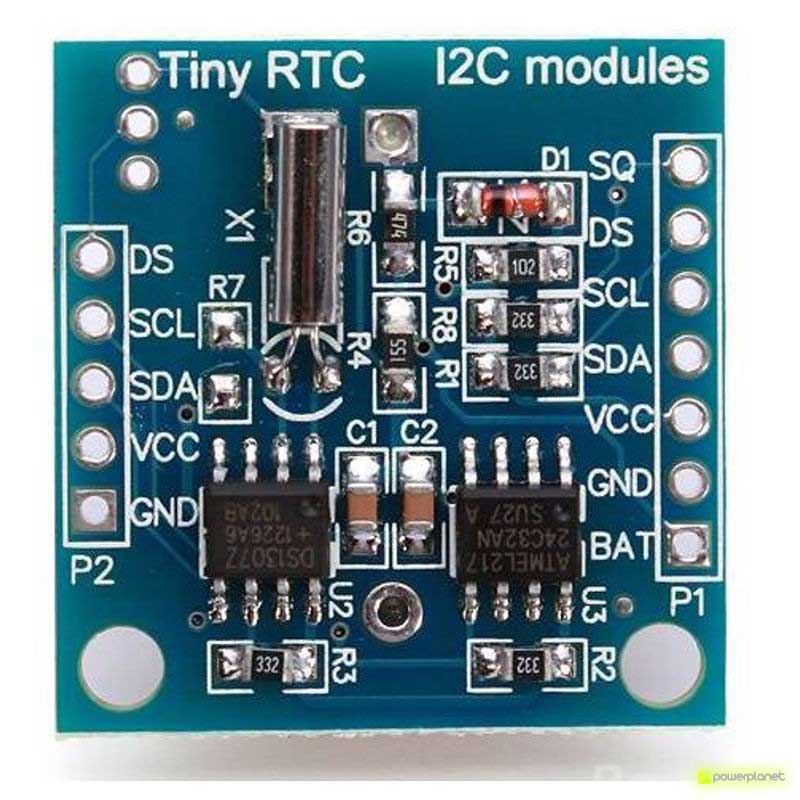 Equipement électrique Dessai Batteria Modulo Orologio Calendario Rtc Time Clock Ds1307 I2c