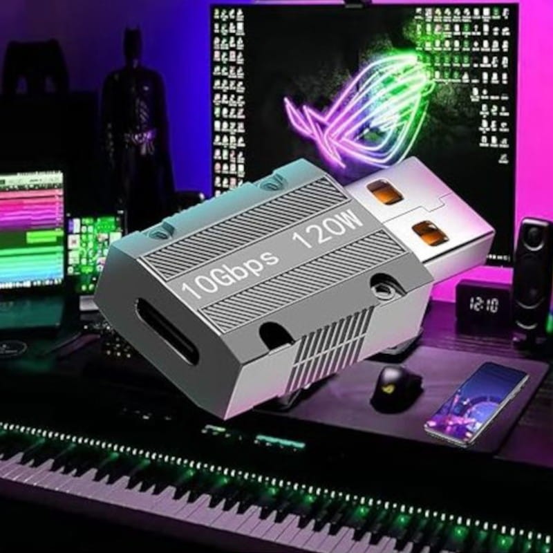 QIANRENON - Adaptador USB 3.1 a USB Tipo C QIANRENON - Adaptador USB 3.1 a USB Tipo C